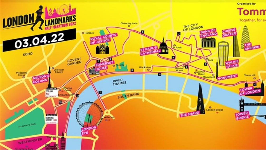 Teneo runs the London Landmarks Half Marathon for Tommy's - JustGiving
