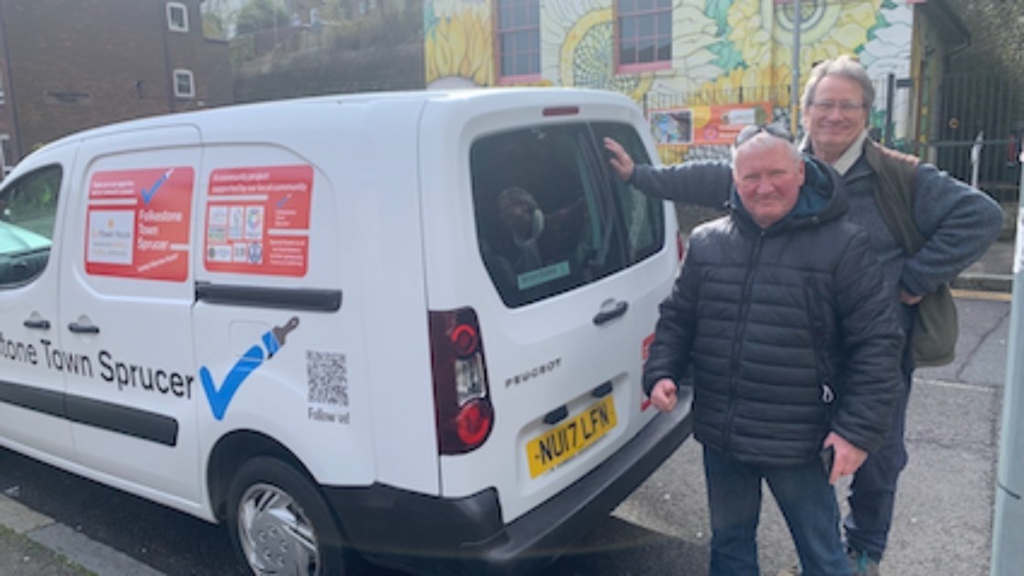 Folkestone Town Sprucer - we've got a new van! - JustGiving