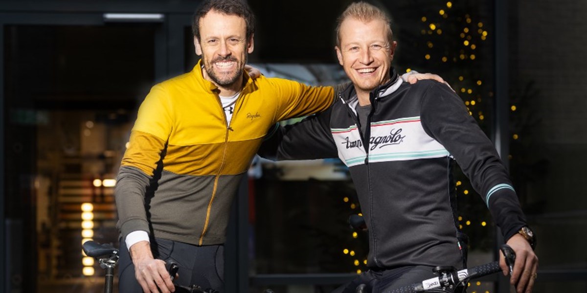 Charlie Beamish and Dominic Dugan is fundraising for Club Peloton