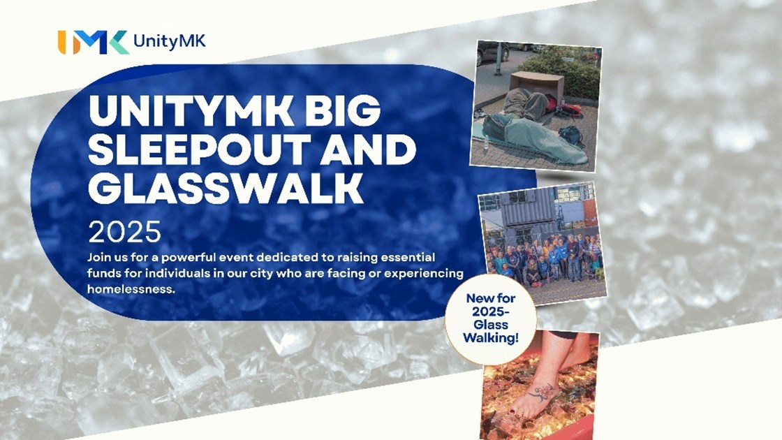 UnityMK Big Sleepout and Glasswalk 2025 - JustGiving