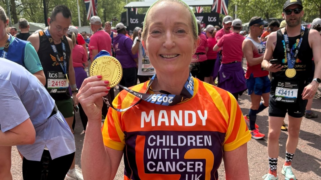 Mandy Cook is fundraising for Children with Cancer UK