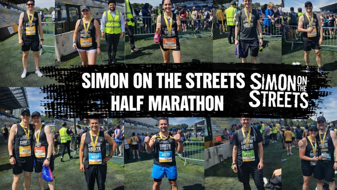 Simon On The Streets - Half Marathon 2026 - JustGiving