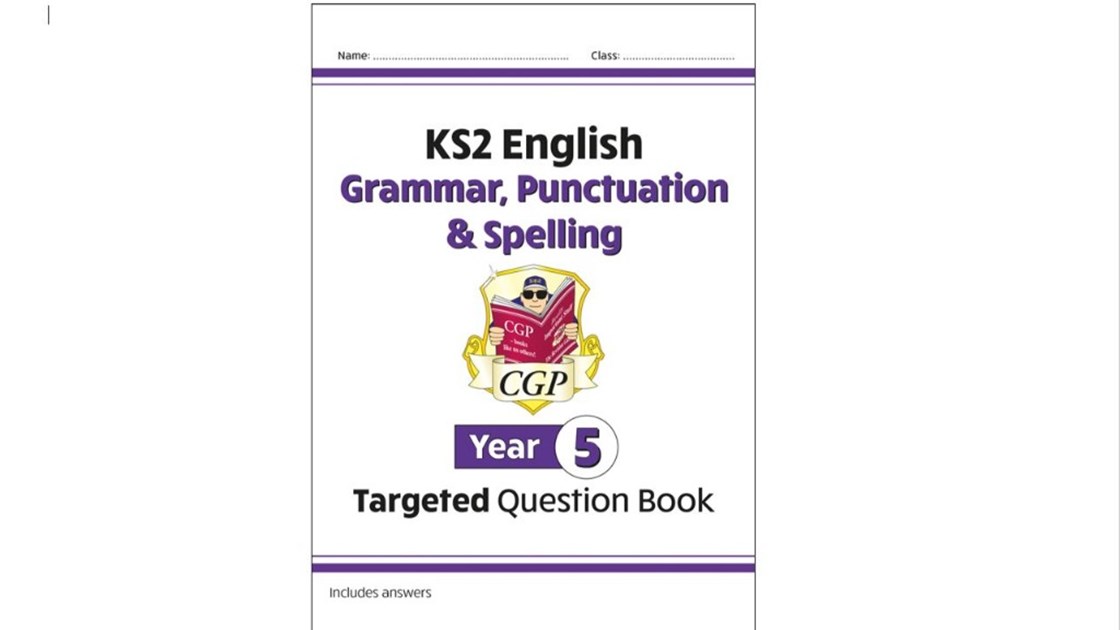 KS2 English Year 5 Grammar, Punctuation & Spelling CGP Books - JustGiving