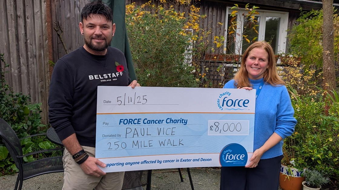 Paul Vice is fundraising for FORCE Cancer Charity