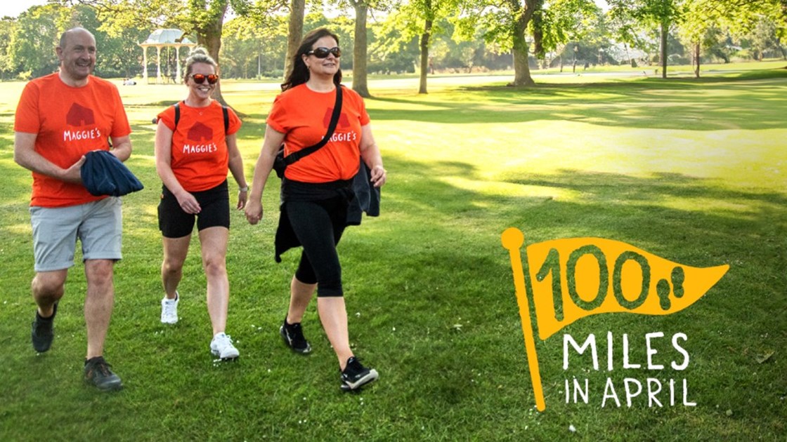 Maggie's 100 Miles in April Challenge 2024 - JustGiving