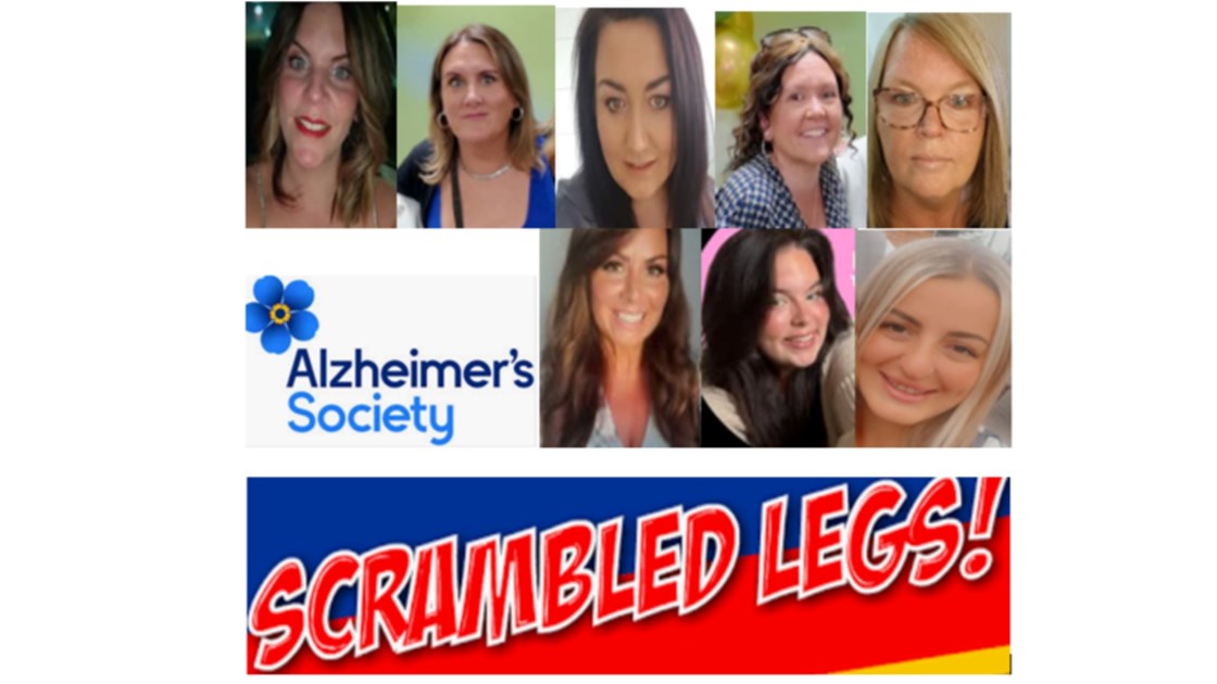 Scrambled Legs is fundraising for Alzheimer's Society