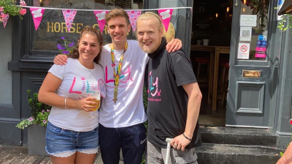 Sam Norris is fundraising for The Lily Foundation