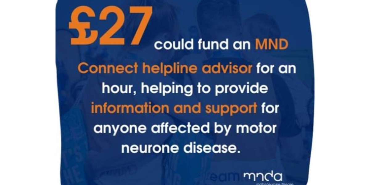 Rosalind Thompson is fundraising for Motor Neurone Disease Association