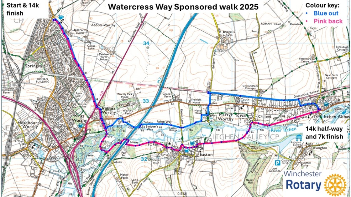 Watercress Way Walk, Sunday 1st June 2025 - JustGiving