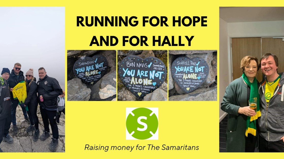 Team fundraising for Samaritans is fundraising for Samaritans